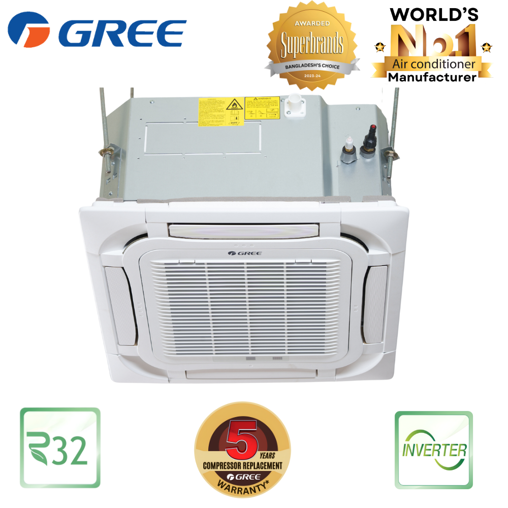 GREE - GS-48XCTAV32- Gree Cassette Type Air Conditioner (4.0 TON ...
